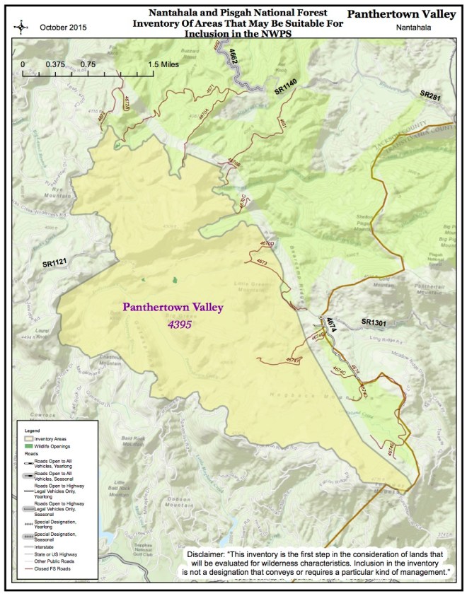 Panthertown and Tuckasegee headwaters part of Forest Plan; Scenic river ...